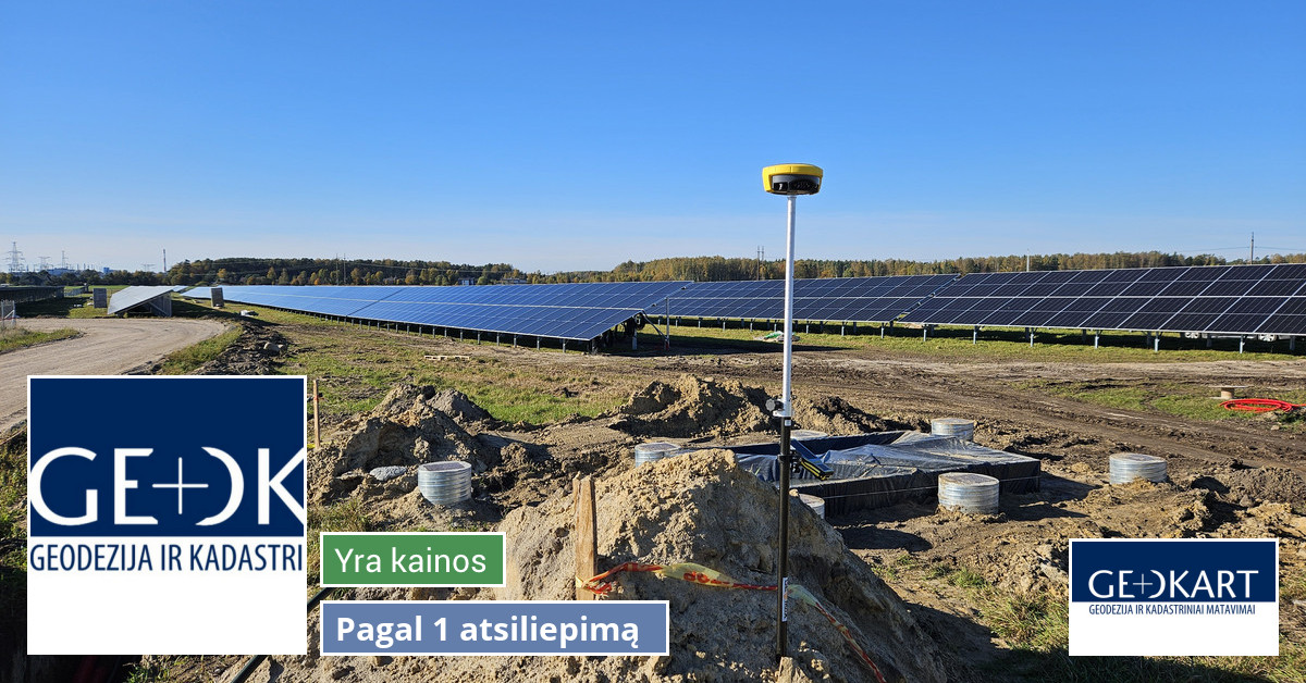 Matinininkas geodezija matavimai, nužymėjimai, toponuotrauka - Klaipėda ...