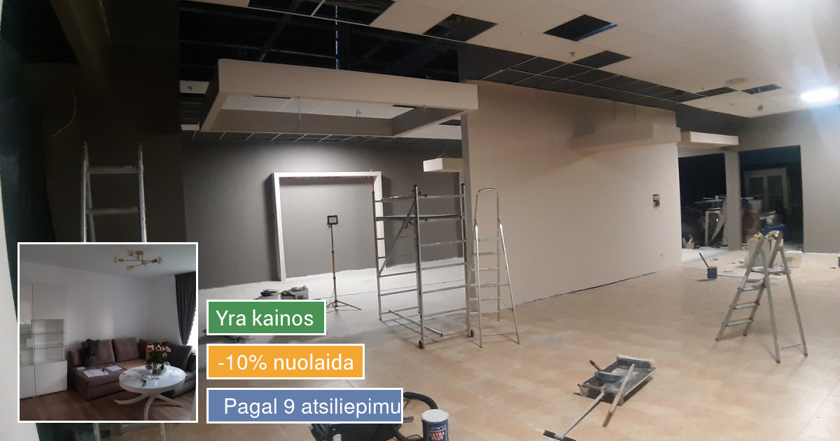 Vidaus apdaila/laminato dėjimas / griovimo darbai - Šiauliai / Vidaus ...