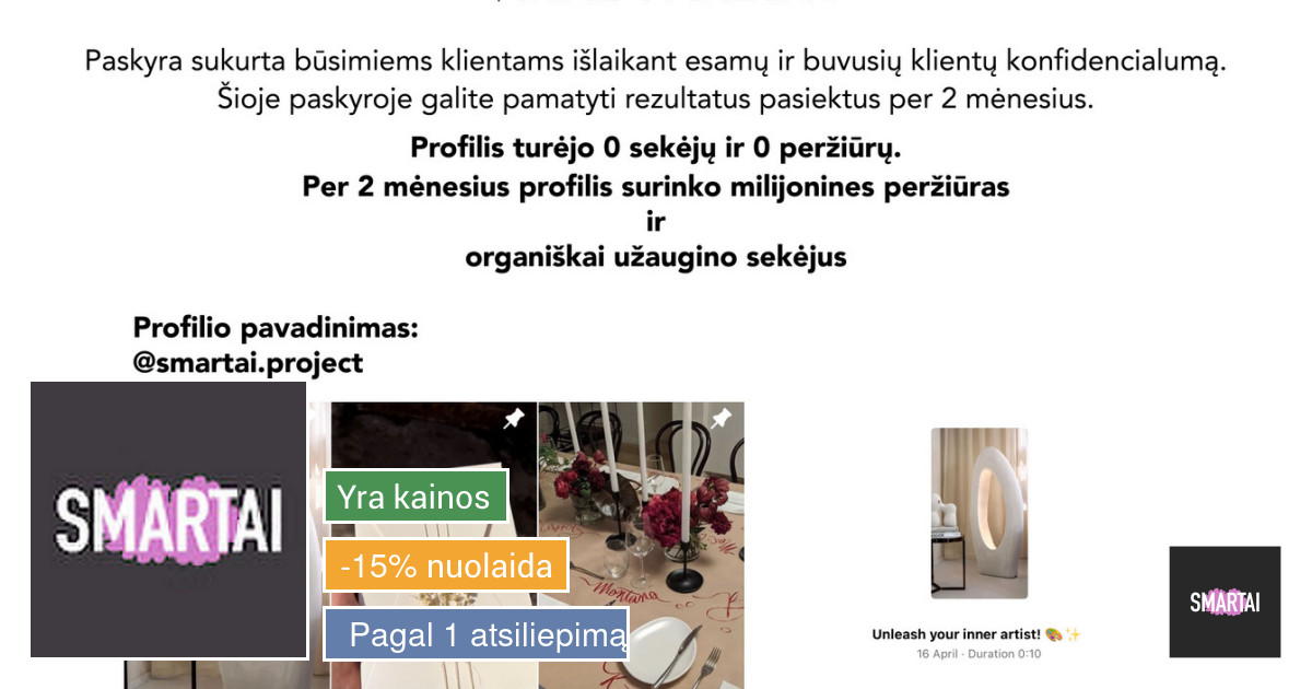 Grafikos Dizainas - Brandingas - Soc. tinklų administravimas - Klaipėda / UAB Mes Smartai ...