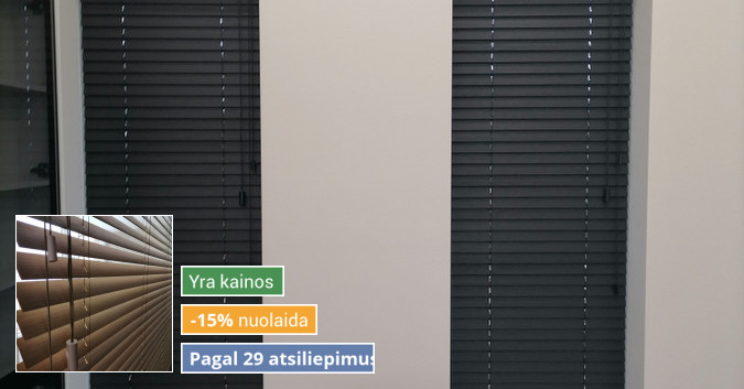 Roletu, žaliuzių gamyba, montavimas, remontas - Vilnius / MB "ROLEVITA ...