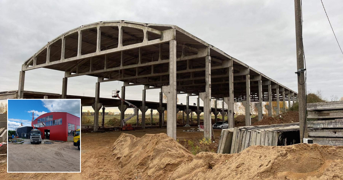 Angaru, Fermu, Maniezu Statyba - Vilnius / Angar Megaprojekt ...