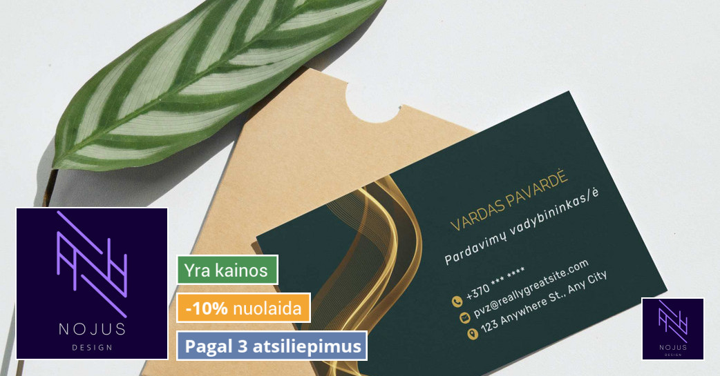 Logotipo kūrimas / Įmonės įvaizdis / branding - Kaunas / Nojus ...