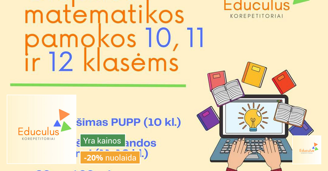 Matematikos, fizikos, chemijos korepetitoriai - Kaunas / Educulus ...