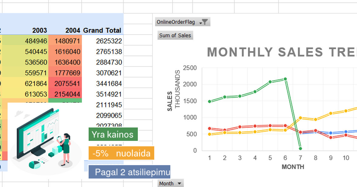 Duomenų analitika: Ms Excel, Power Bi, Python - Kaunas / Julija Docienė ...