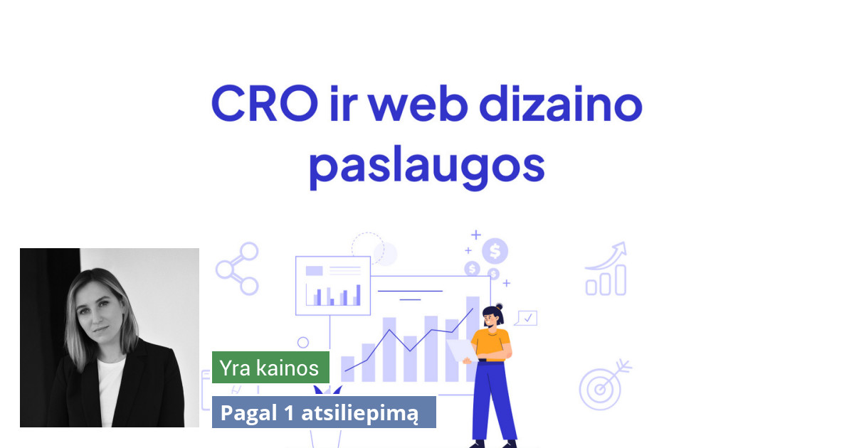 Konversijų optimizavimo (Cro) ir Web dizaino paslaugos - Vilnius / Justina Klusaitienė ...
