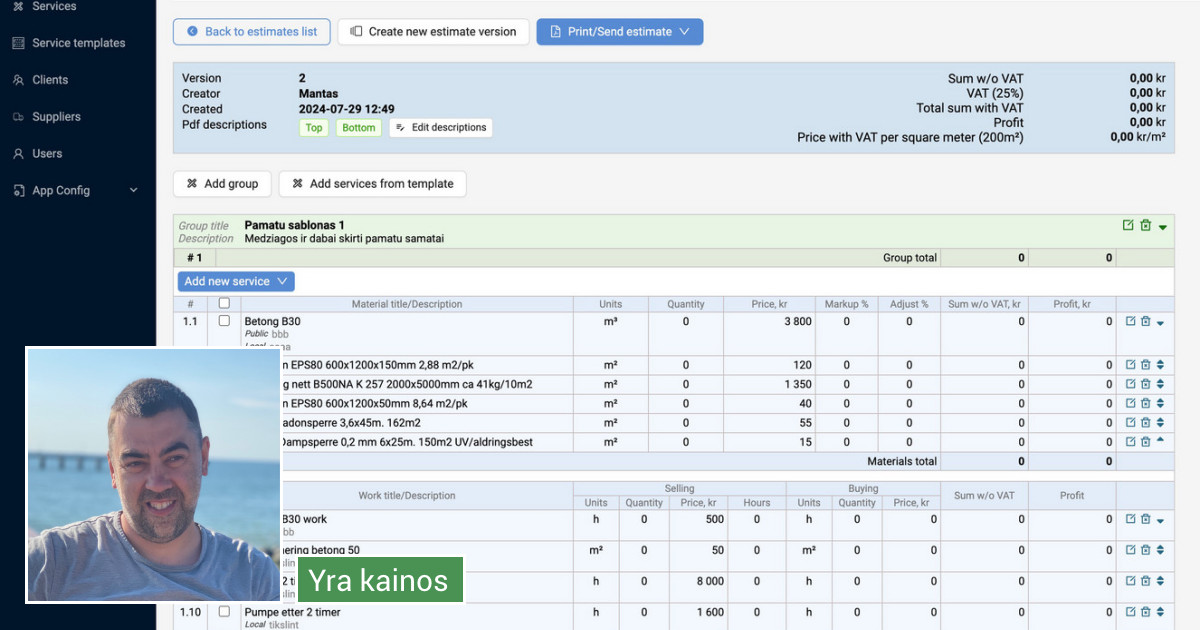 Verslo sistemų kūrimas web aplinkoje - Vilnius / Mantas - Paslaugos.lt portalas Nr.1