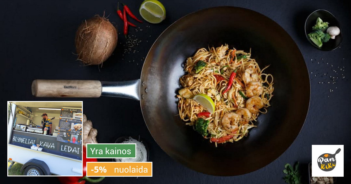 Wok, Mini blyneliai, ledai Jūsų šventei - Kaunas / Pankiki Food Truck - Paslaugos.lt portalas Nr.1