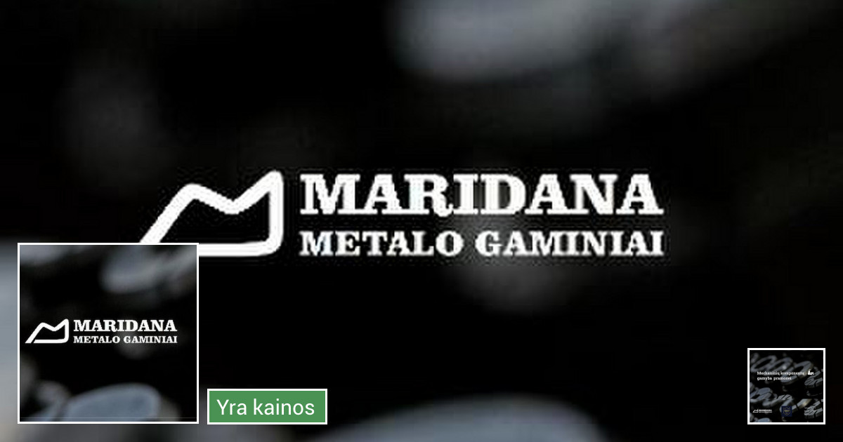 Mechaninis metalo apdirbmas - Kaunas / UAB "Maridana" - Paslaugos.lt ...