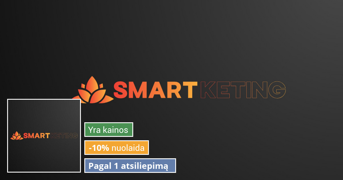 Marketingas suprantamai. - Klaipėda / Smartketingas - Paslaugos.lt ...