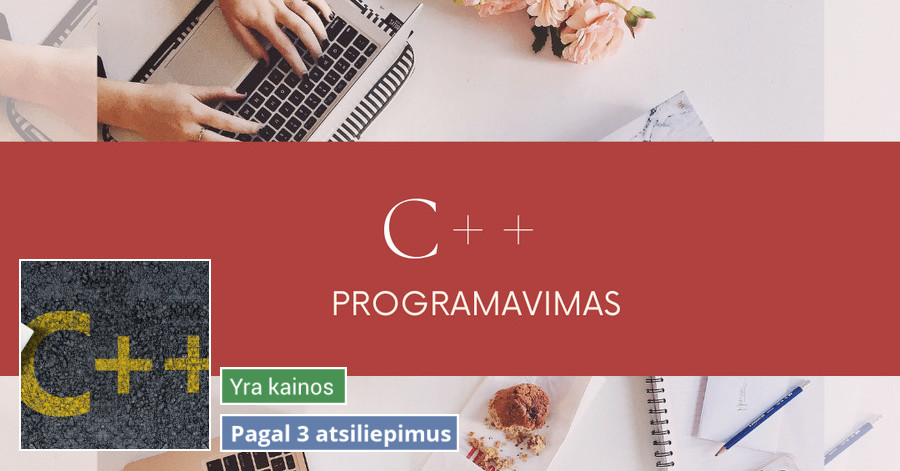 Programavimo kursai C++ - Kaunas / Klavisas.lt - Paslaugos.lt portalas Nr.1