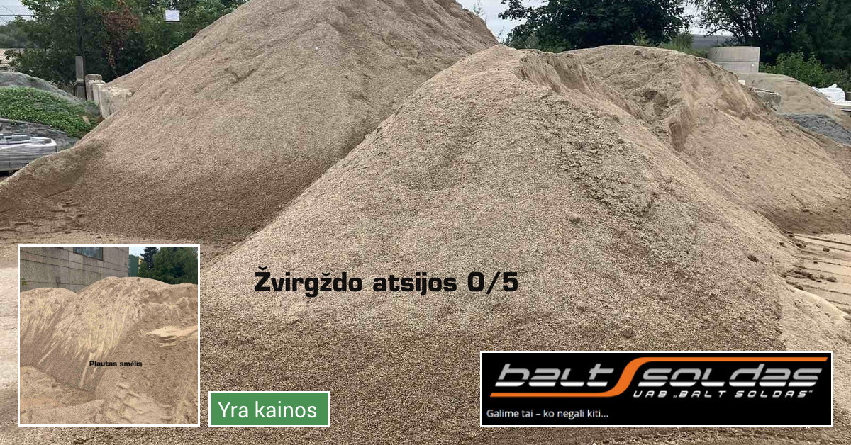 Žvyras, smėlis, atsijos, skalda - pristatome - Alytus / UAB Balt soldas ...