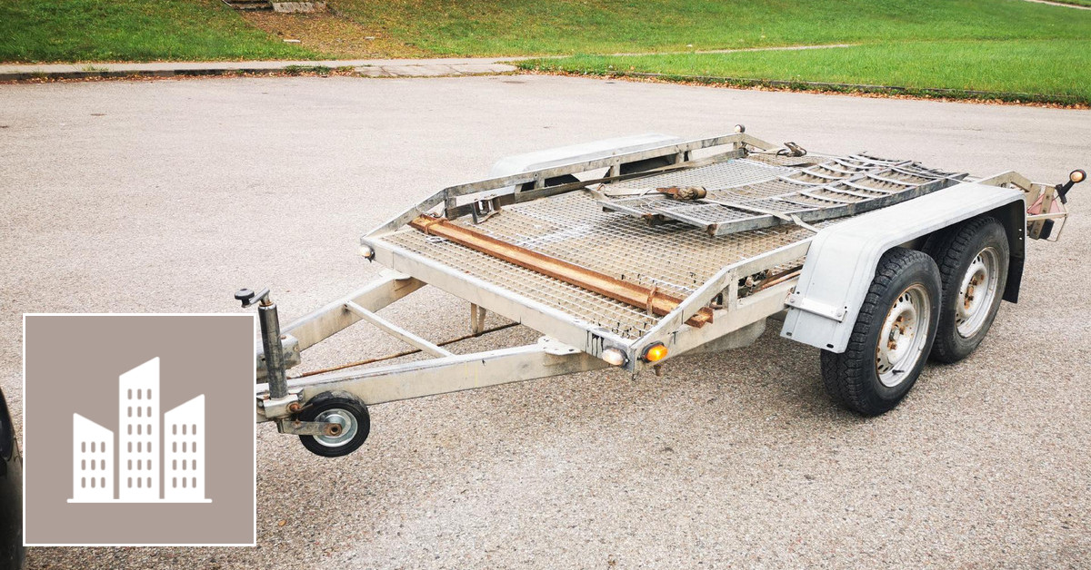 Priekaba platforma 1.5x3.00m 2100kg nuoma Utena - Utenos r. / Motorbike ...