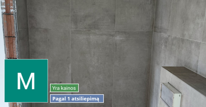 Visų tipų plytelių klijavimas. - Jonavos r. / Mantas Ragulis ...