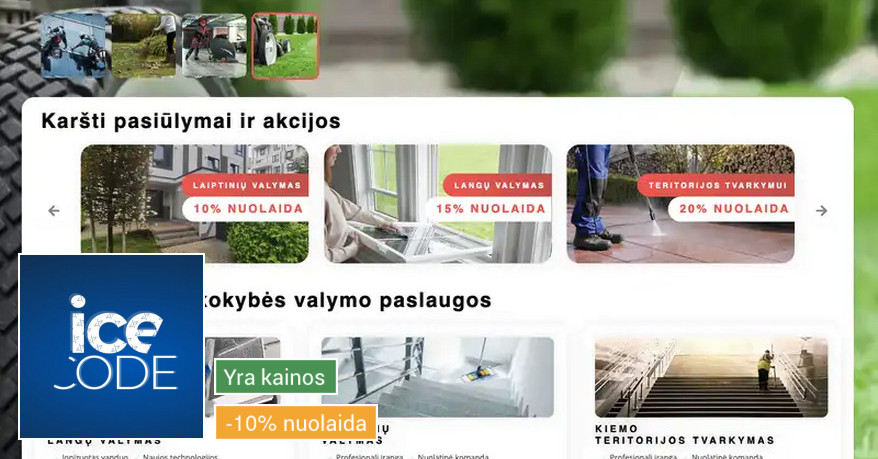 Progresyvių internetinių svetainių kūrimas - Panevėžys / MB icecode - Paslaugos.lt portalas Nr.1
