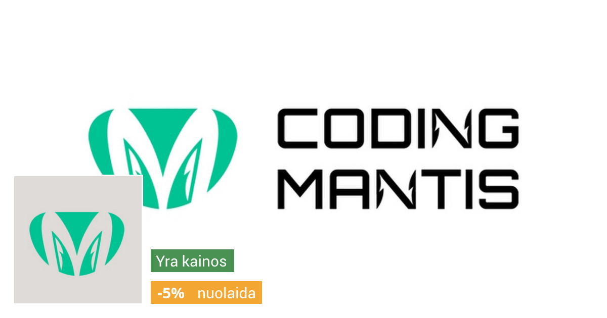 Svetainių programavimas - Druskininkų sav. / MB Coding mantis - Paslaugos.lt portalas Nr.1